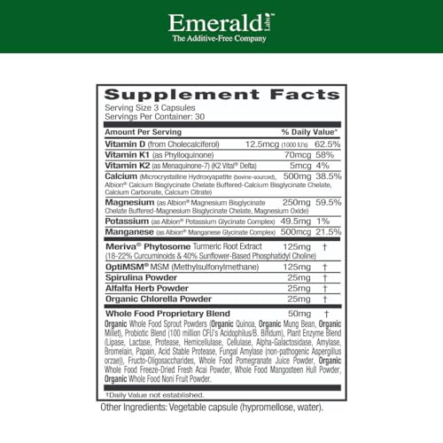 vegetable capsules for bone health