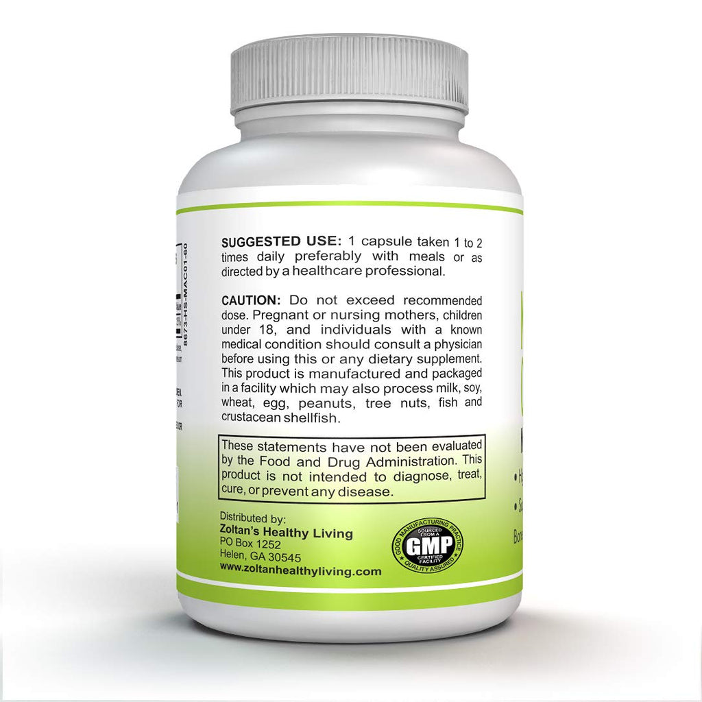 vegetable capsules for easy digestion magnesium