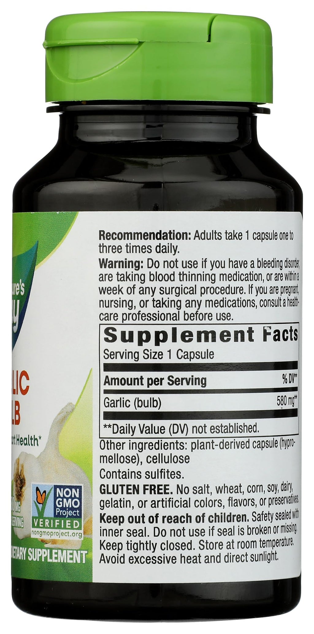 vegetable capsules with garlic extract