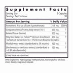 Vegetarian adrenal extract supplement