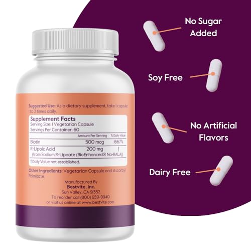 vegetarian alpha lipoic acid formula