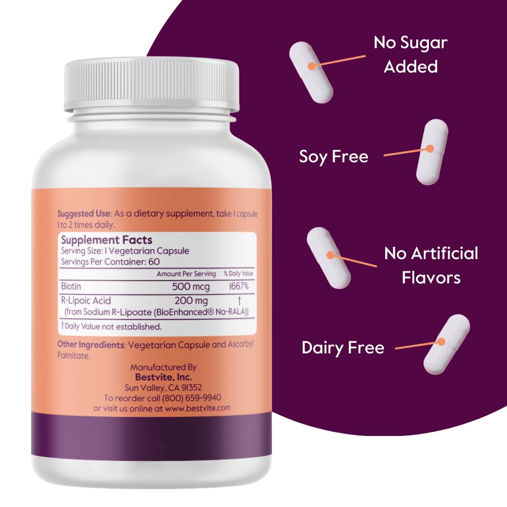 vegetarian alpha lipoic acid formula