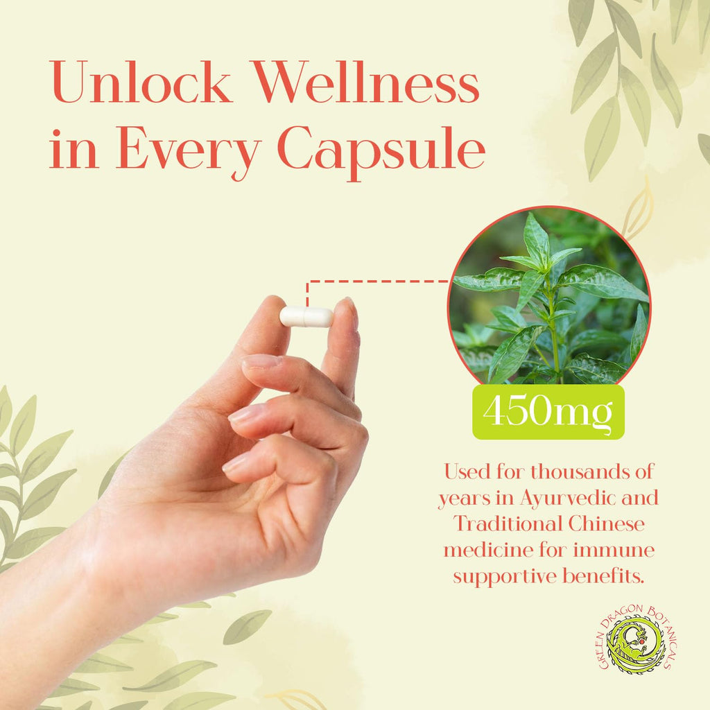 vegetarian andrographis for cold prevention