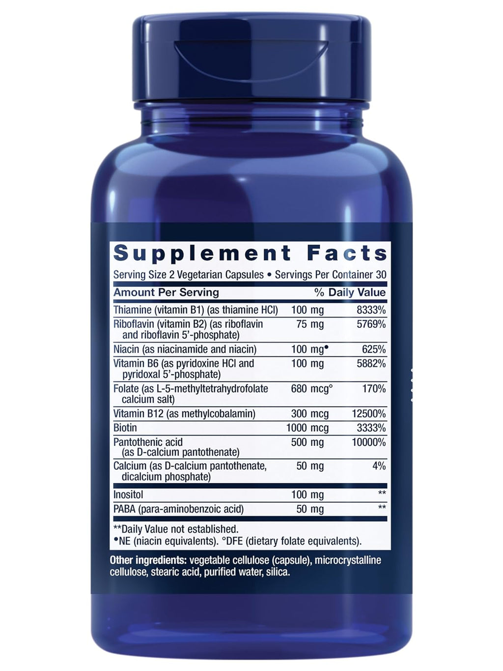 Vegetarian B-Complex vitamin supplement