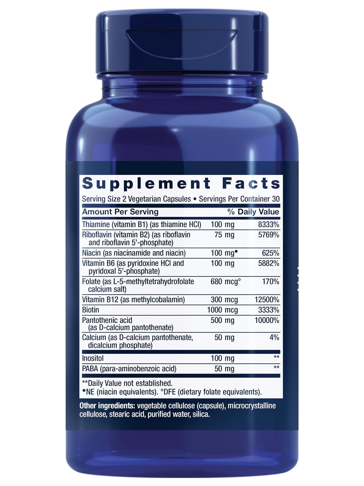 Vegetarian B-Complex vitamin supplement