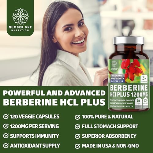 Vegetarian berberine capsules for wellness