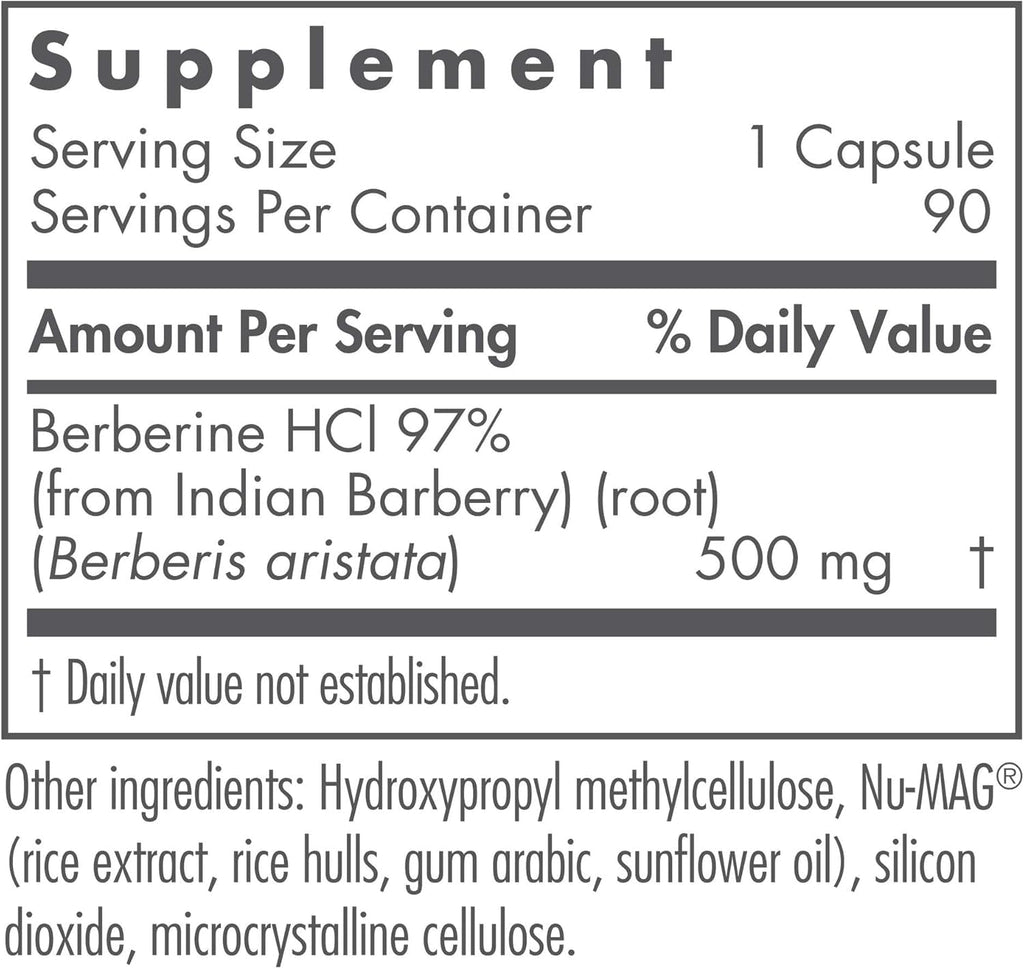 Vegetarian berberine supplement for health