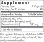 Vegetarian berberine supplement for health