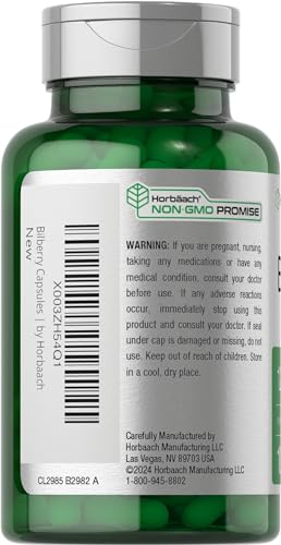 vegetarian bilberry capsules for daily use