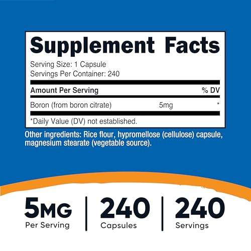 vegetarian Boron supplement for health