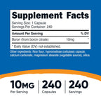 vegetarian boron supplement for health