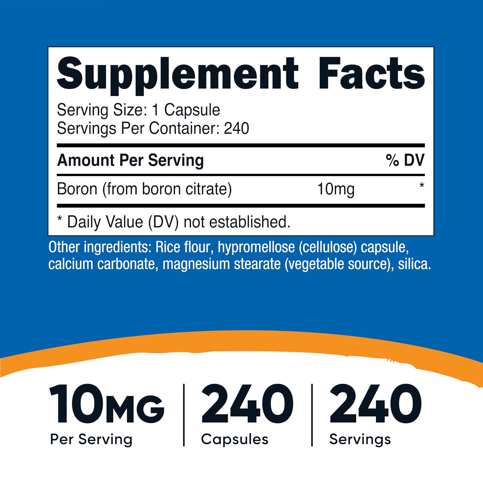 vegetarian boron supplement for health