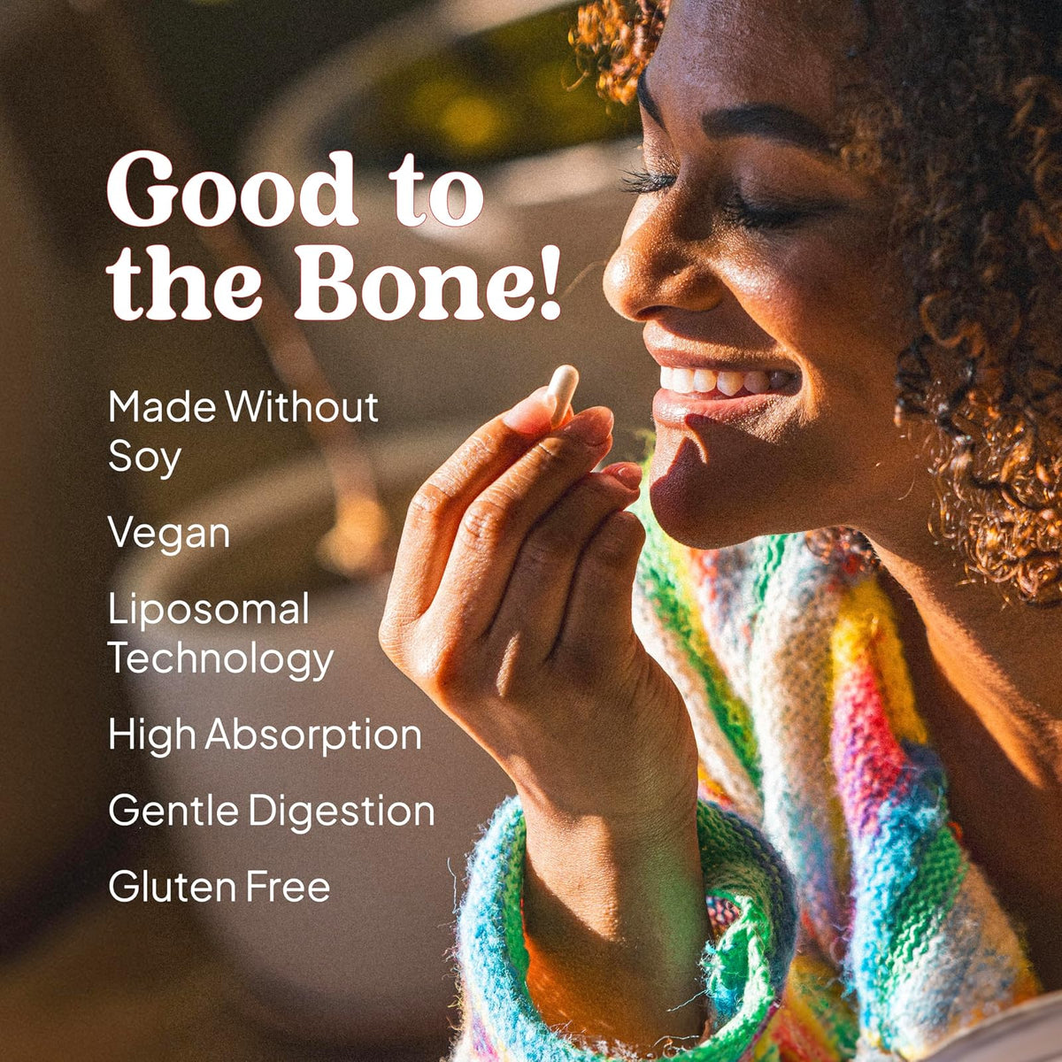 Vegetarian calcium capsules for health