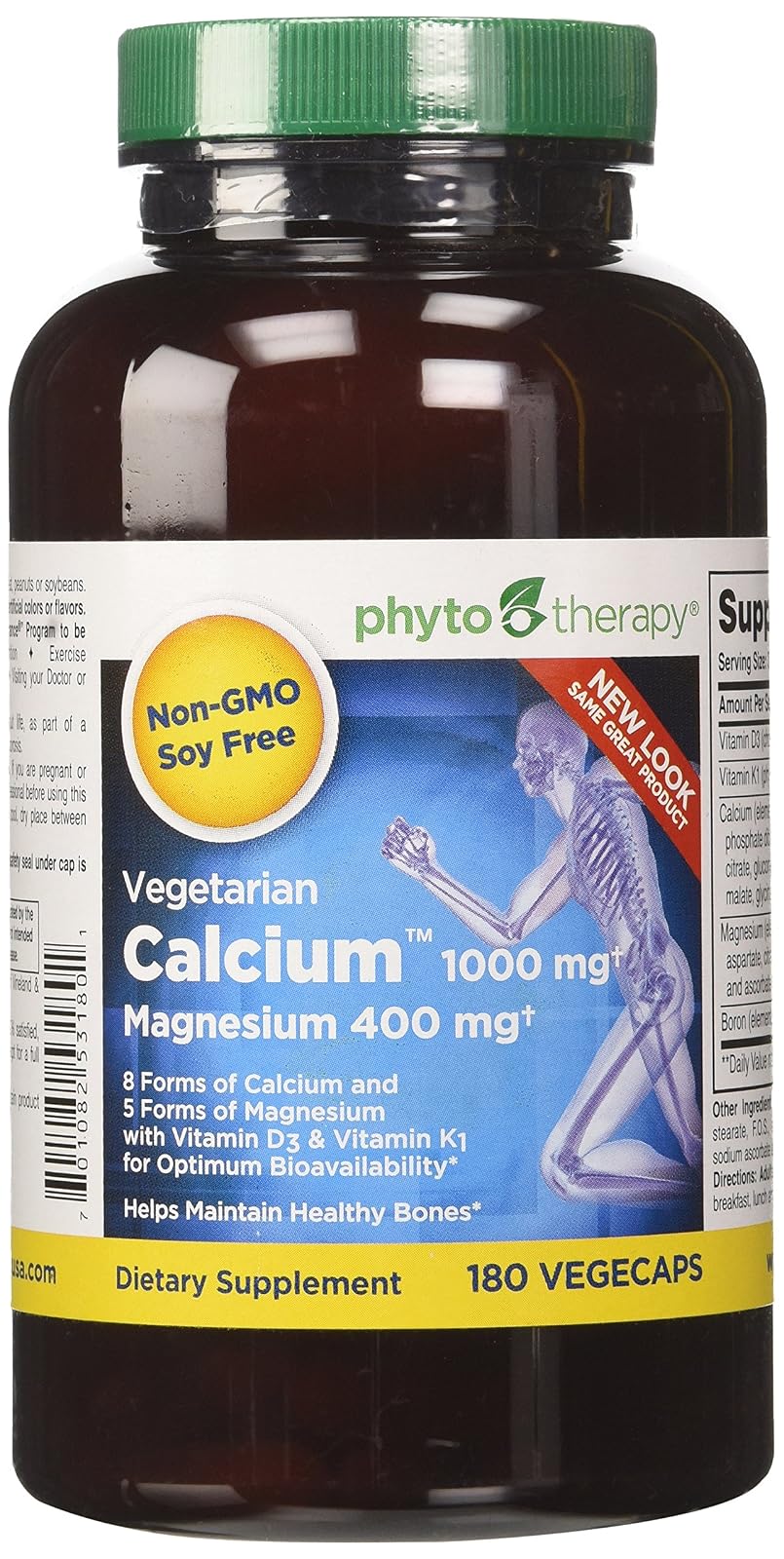 Vegetarian calcium capsules for strong bones