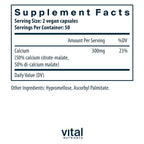vegetarian calcium citrate supplement