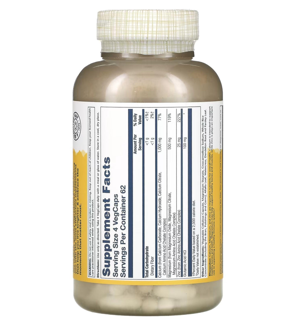 Vegetarian calcium magnesium capsules