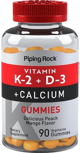 Vegetarian calcium supplement with D3 and K2