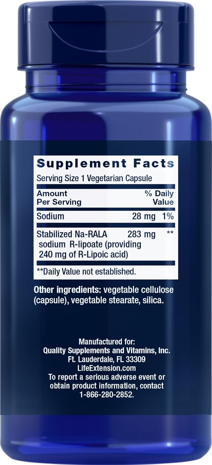 vegetarian capsules for alpha lipoic acid