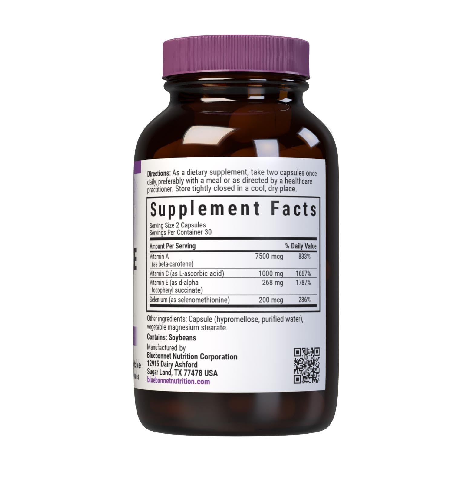 Vegetarian capsules for antioxidant support
