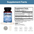 Vegetarian capsules for calcium intake