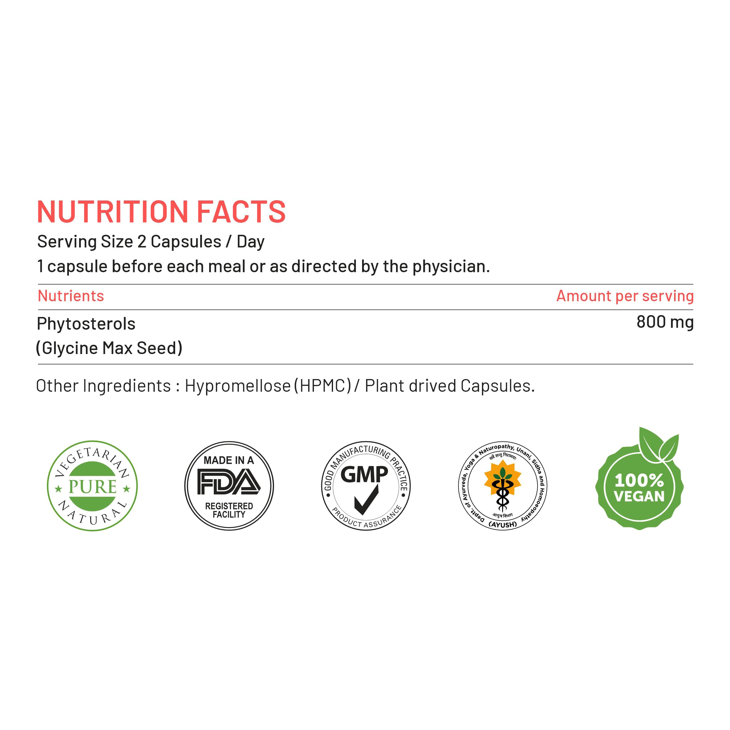 vegetarian capsules for cholesterol