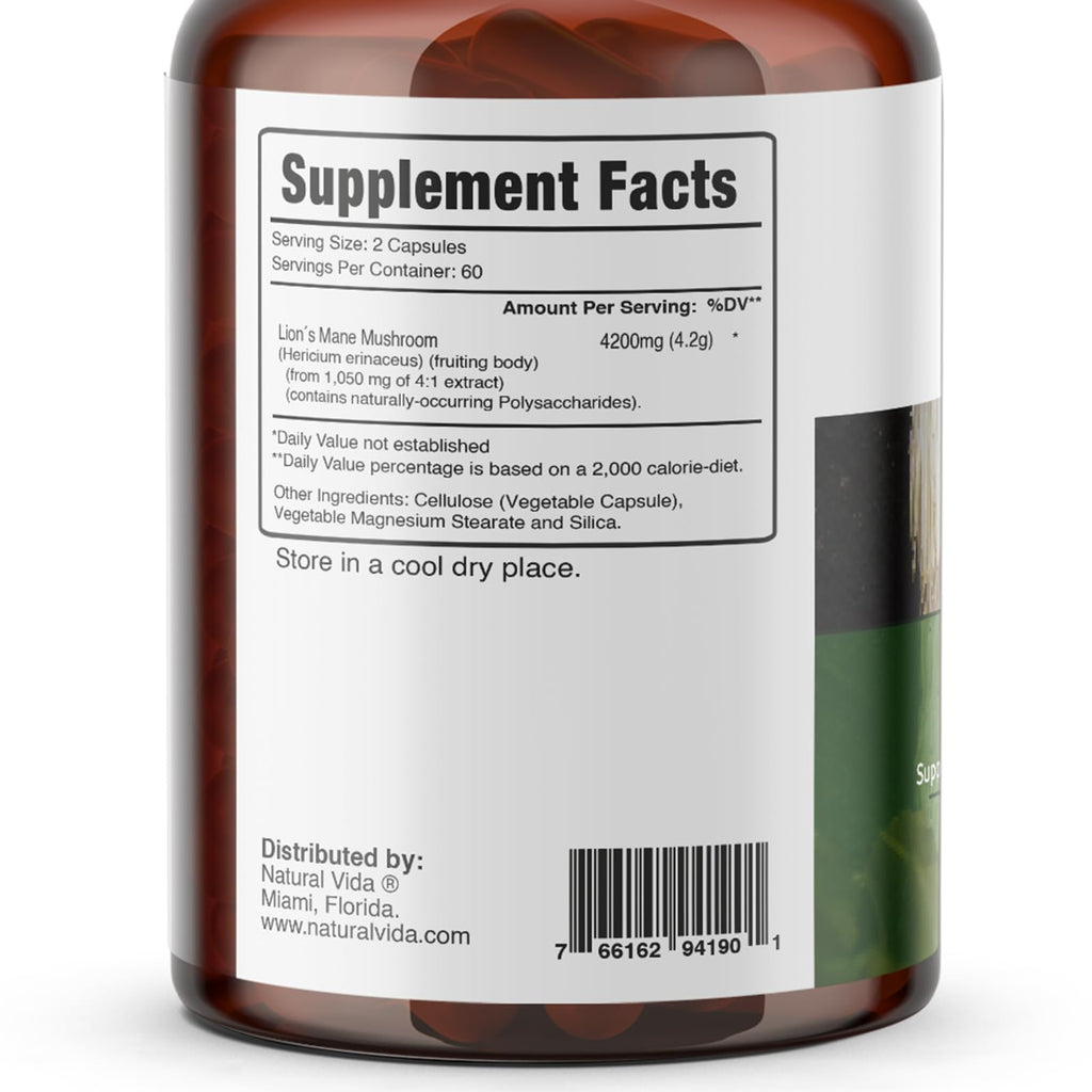 Vegetarian capsules for cognitive support