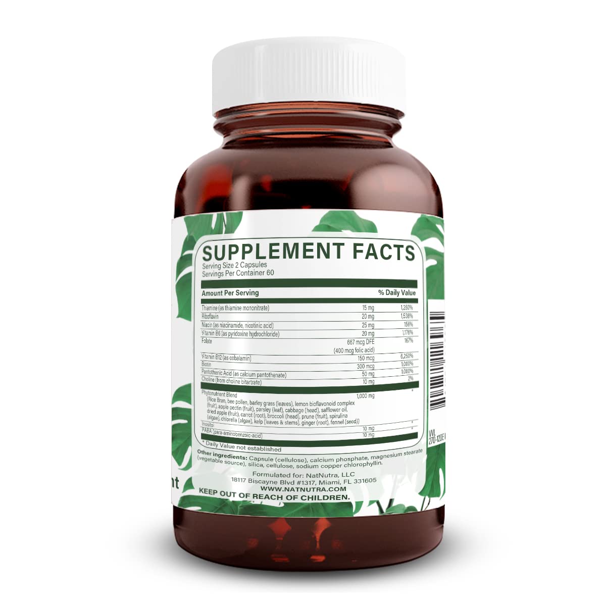 Vegetarian capsules for energy support