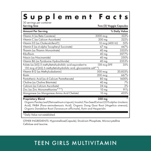 vegetarian capsules for healthy teens