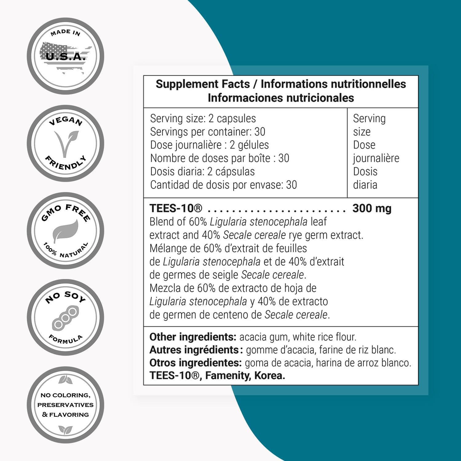 Vegetarian capsules for healthy teeth