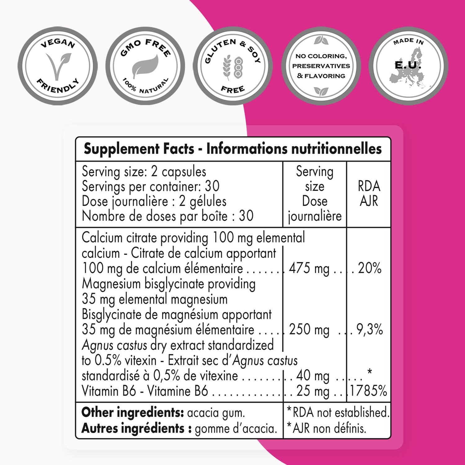 vegetarian capsules for menstrual support