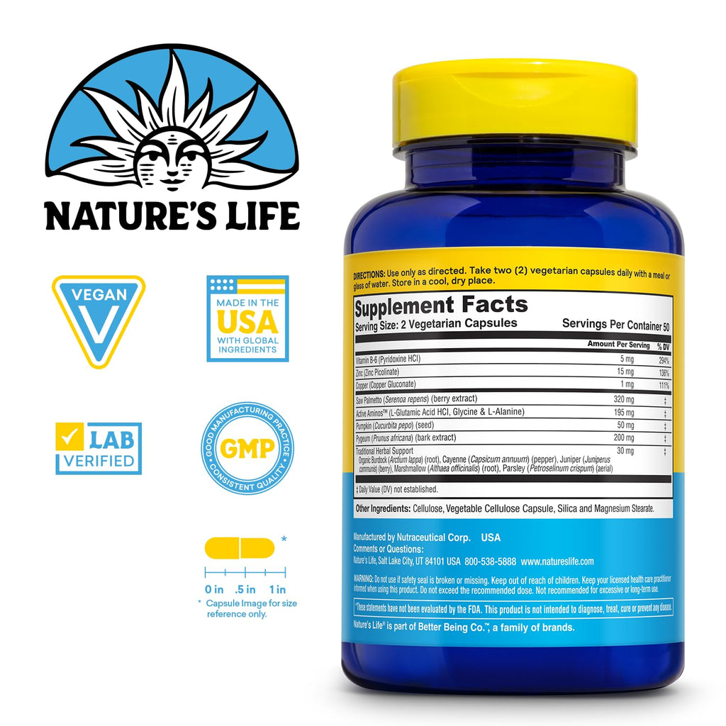 vegetarian capsules for prostate wellness