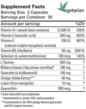 vegetarian capsules with powerful antioxidants