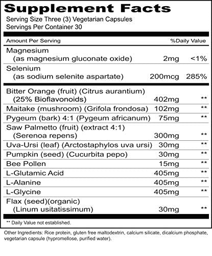 vegetarian capsules with saw palmetto