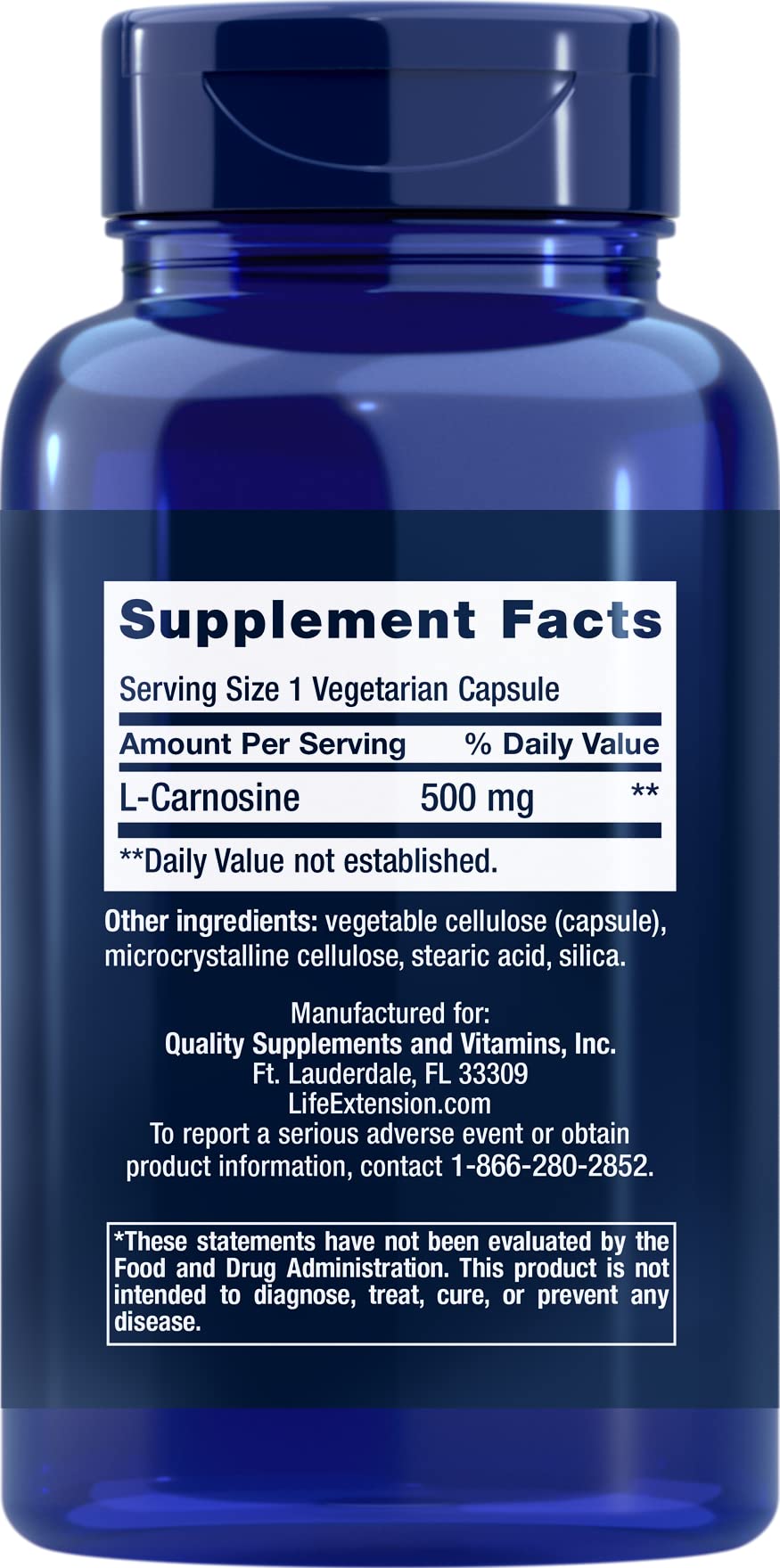 vegetarian Carnosine supplement for health