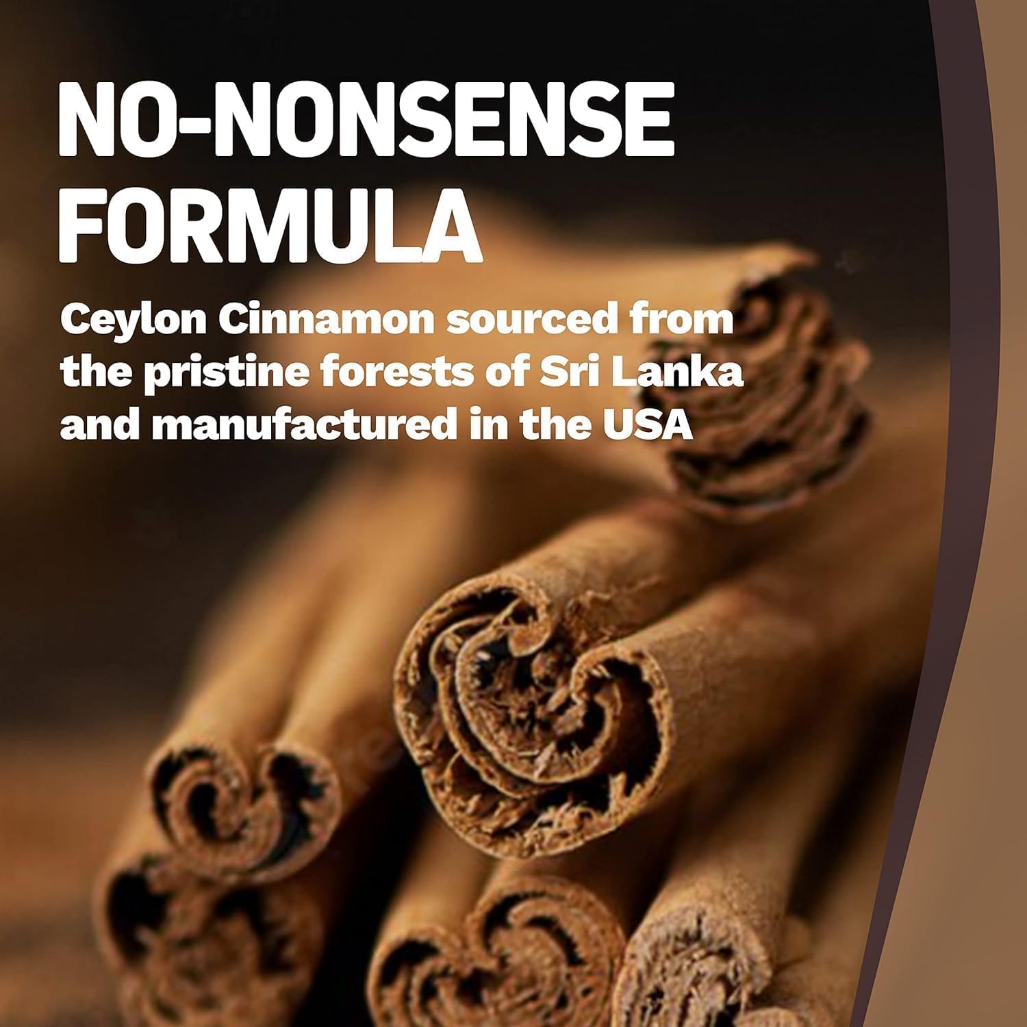 Vegetarian Ceylon cinnamon for health