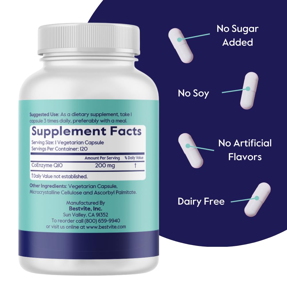 vegetarian coq10 capsules for wellness
