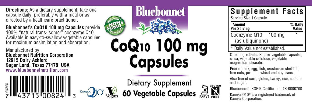 Vegetarian CoQ10 supplement for energy