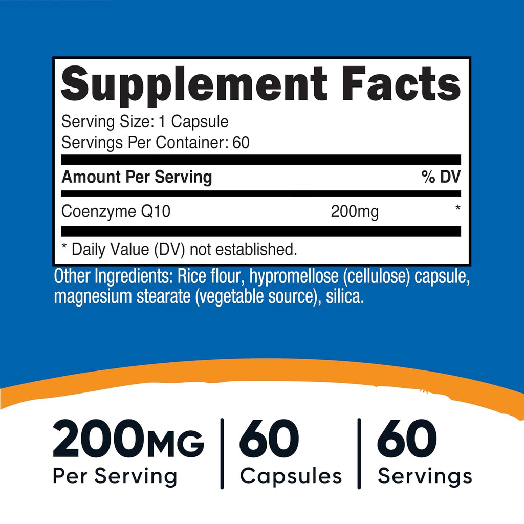vegetarian CoQ10 supplement for energy