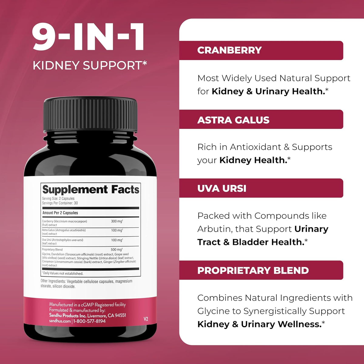 vegetarian cranberry extract supplement