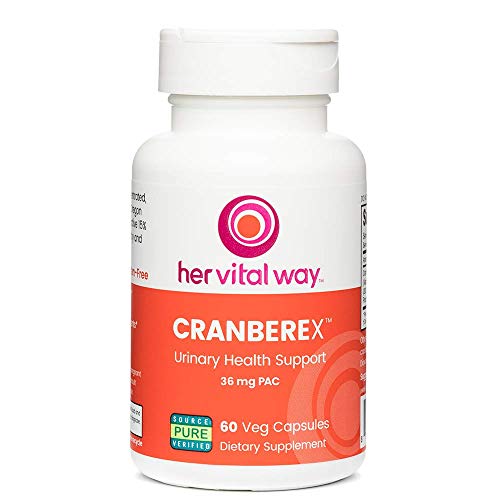 Vegetarian cranberry supplement capsules