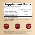 vegetarian cranberry supplement for health