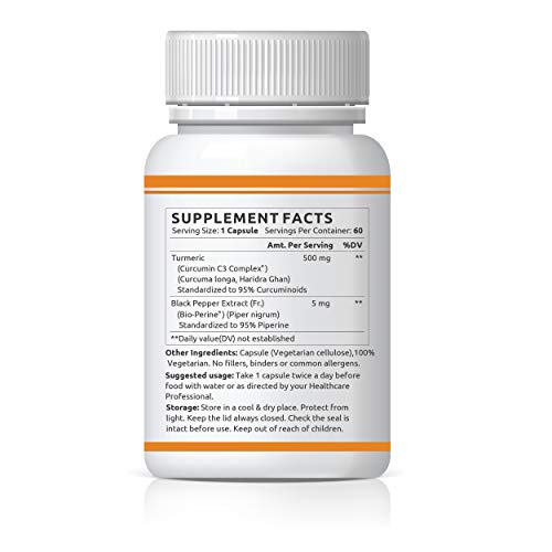 vegetarian curcumin capsules for wellness