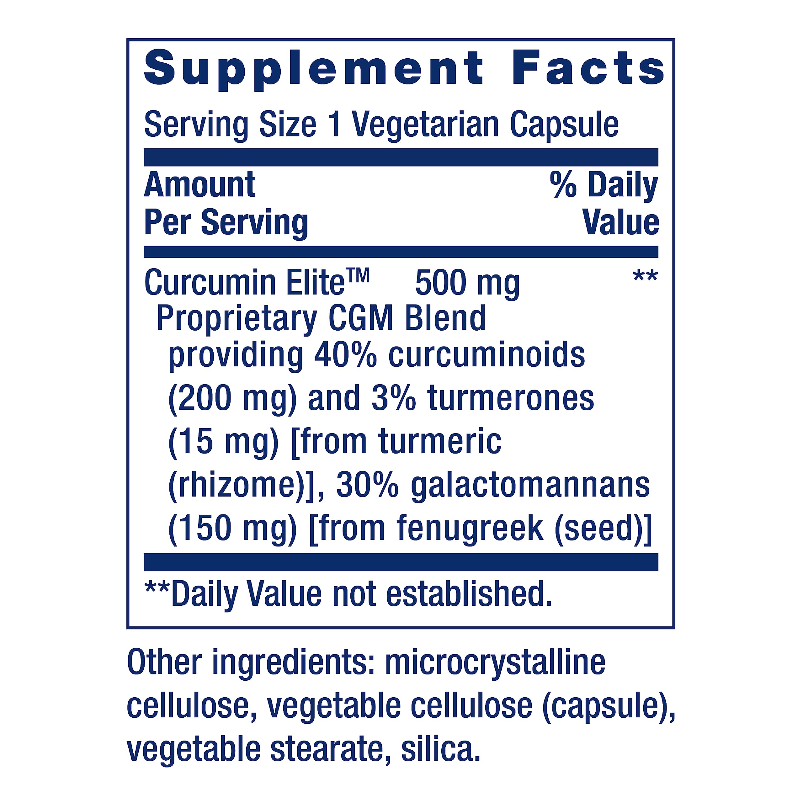 vegetarian curcumin supplement capsules