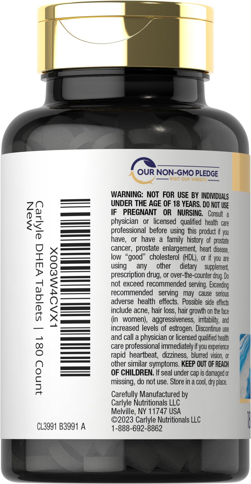 Vegetarian DHEA tablets for health