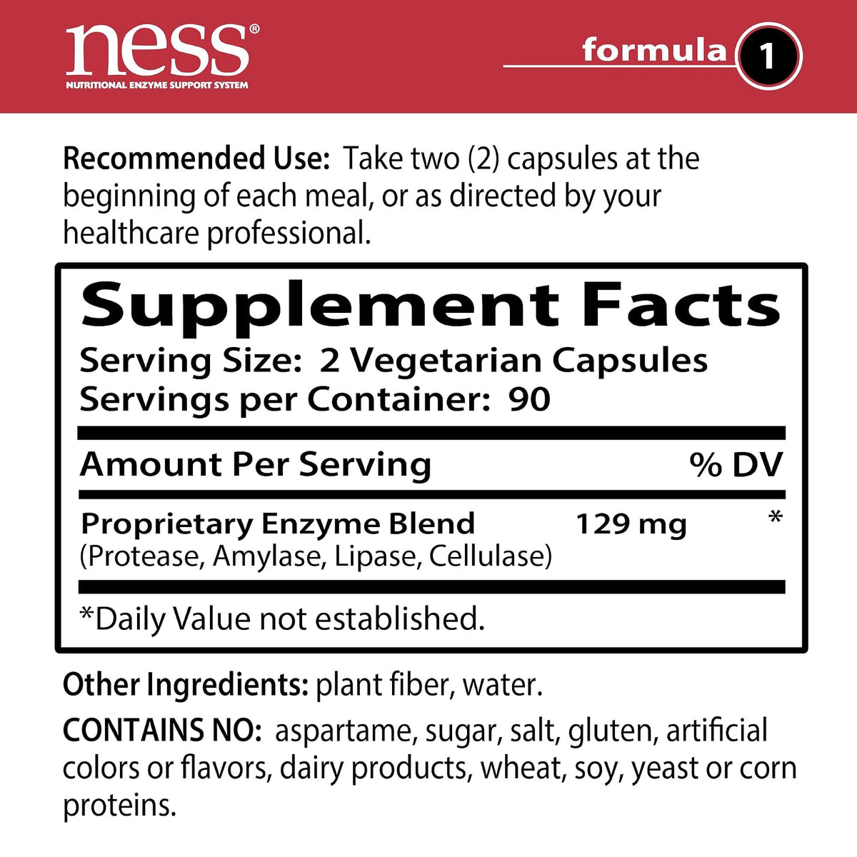 vegetarian digestive enzyme supplement