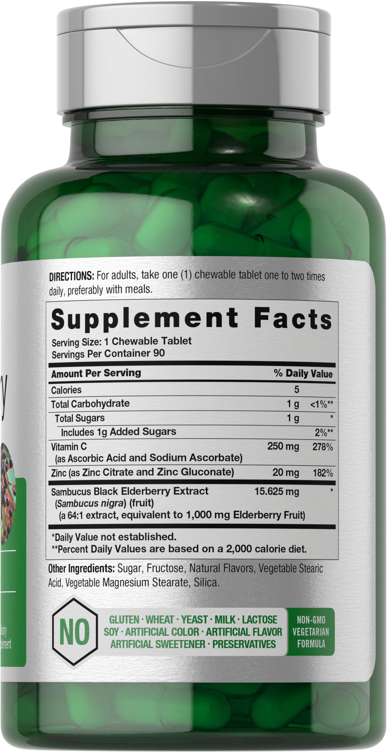 vegetarian elderberry chewable supplements
