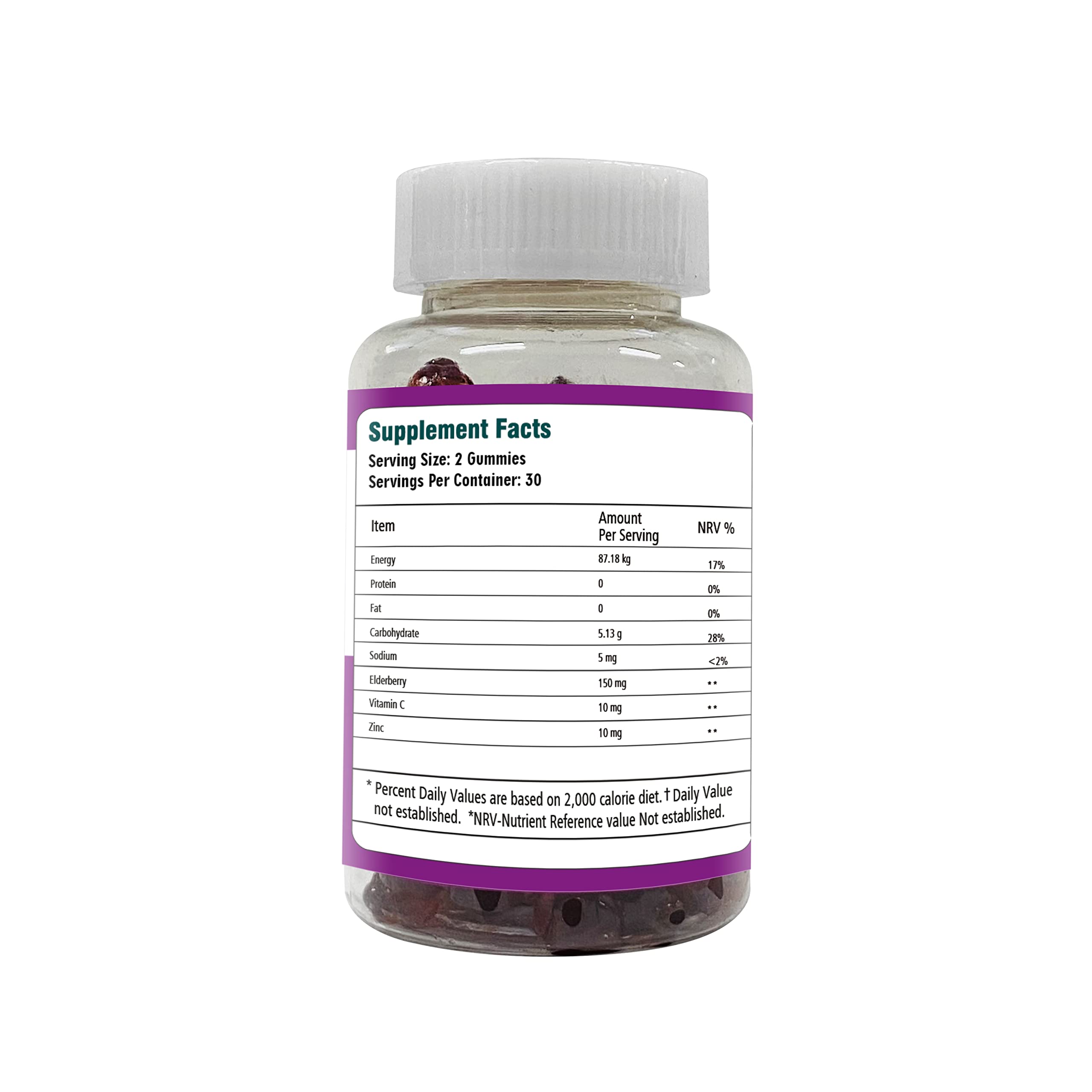 vegetarian elderberry chews for immunity