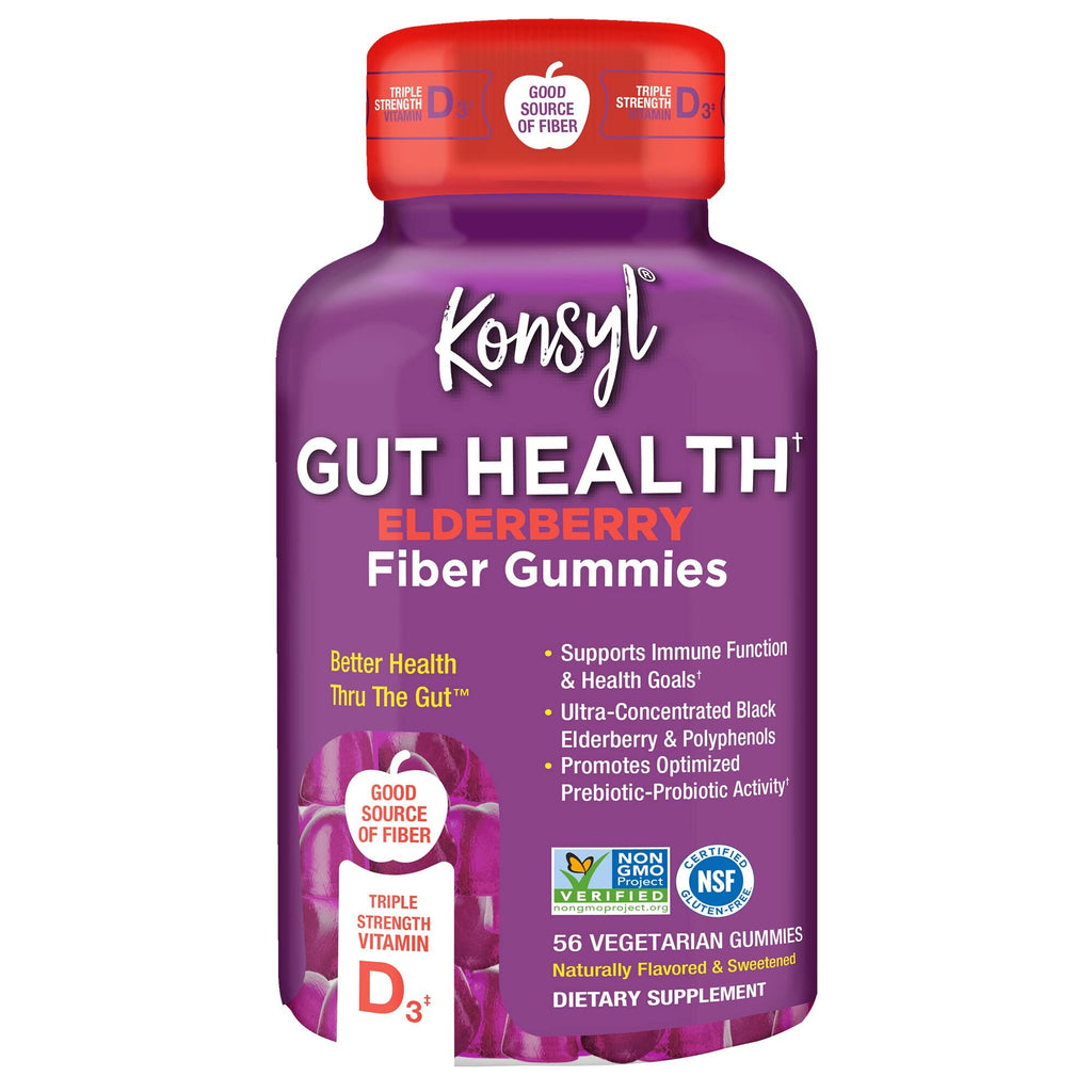 vegetarian elderberry fiber gummies