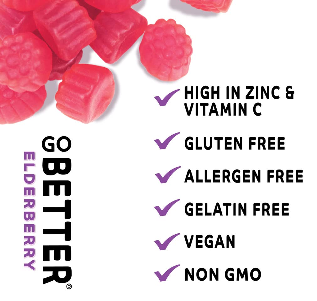 vegetarian elderberry gummies for health