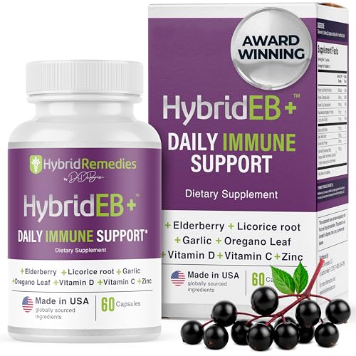 Vegetarian elderberry supplement for immunity